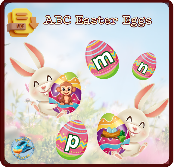 Материалы :: Навыки :: Обучение чтению :: ABC Easter Eggs - Цифровые ...